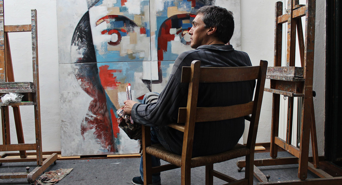 Didier Lourenço | Pintor figurativo | Litografía | Galería A Cuadros Madrid