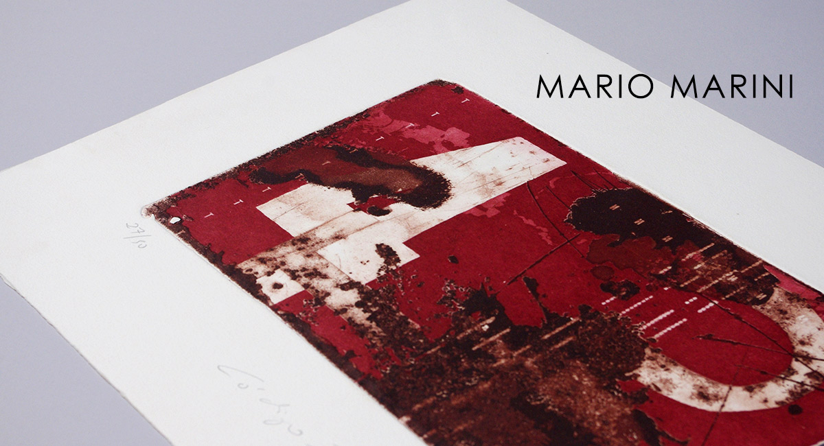 Mario Marini pintor | Grabado abstracto | Mario Marini grabados
